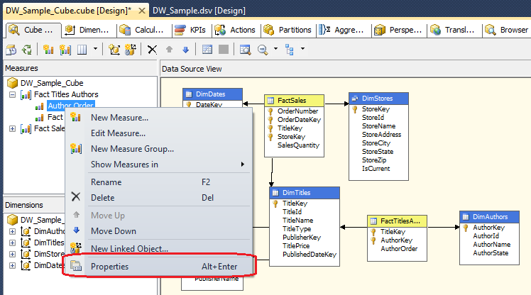How To Build A Data Mart Using Microsoft Bi Stack Part 7 Cube Creation Cube Deployment And